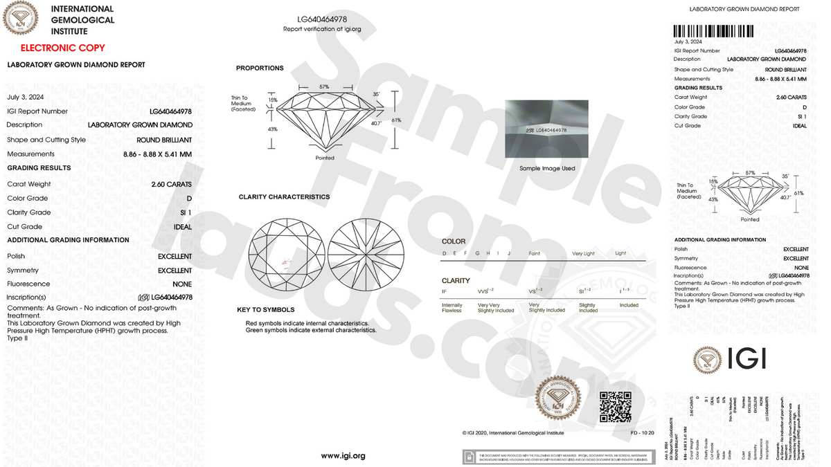 How to Read Your IGI Diamond Certificate